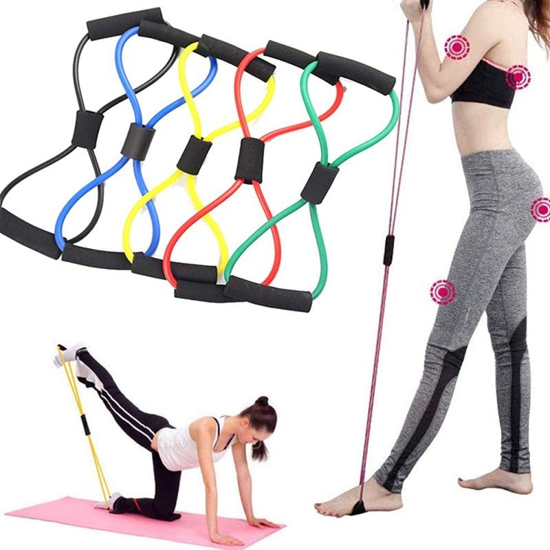 Pull Rope Resistance Band | Home Workout Equipment — Flamin' Fitness